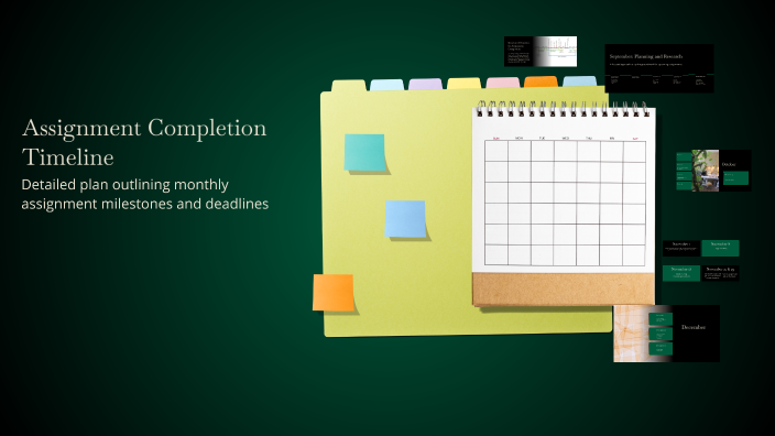 Assignment Completion Timeline by Mark Westrick on Prezi