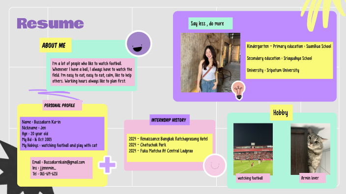 W10_prezi resume by BUSSAKORN KAIN on Prezi