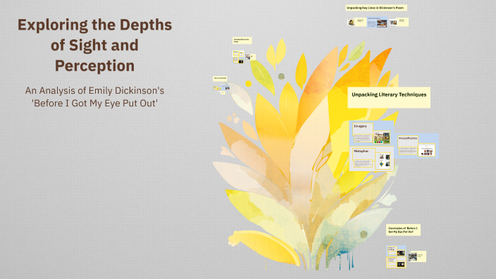 Exploring the Depths of Sight and Perception by Kalel Belton on Prezi