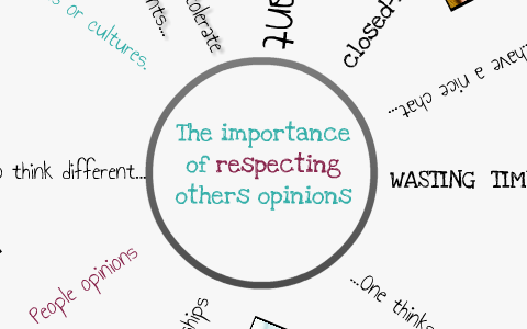 the importance of respecting other's opinions by Sofia Dyer