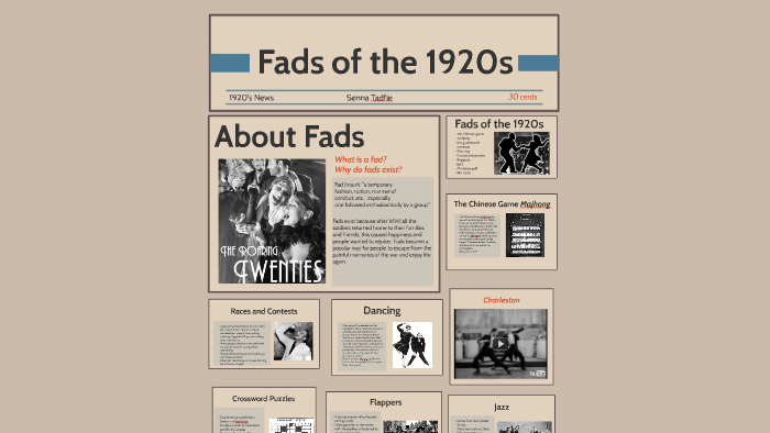 Fads of the 1920s by Senna Tadfie on Prezi