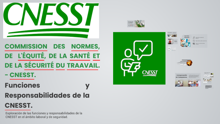 Funciones y Responsabilidades de la CNESST by Omar Enrique Prieto ...
