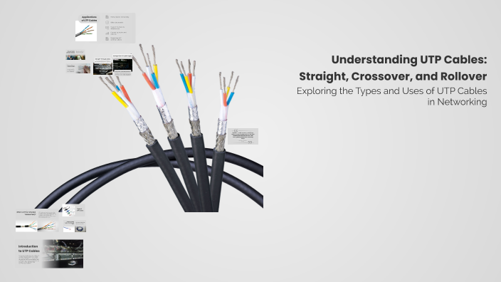 Understanding UTP Cables: Straight, Crossover, and Rollover en español ...