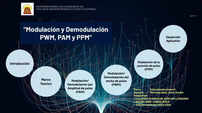 "Modulación y Demodulación PWM, PAM y PPM" by Junior Jesus Aquino Vara ...