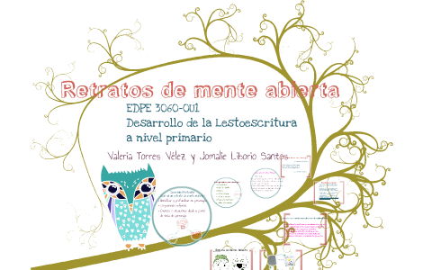 Lectoescritura: Estrategia sobre: Open-mind portraits by Valeria Torres