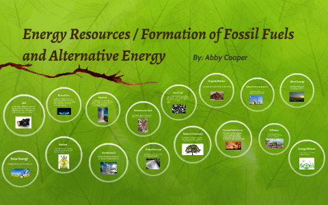 Energy Resources / Formation of Fossil Fuels and Alternative Energy by ...