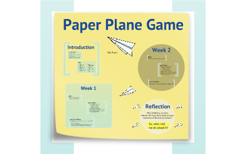 Lean at St Andrews (Paper Plane Game) by Lean Team on Prezi