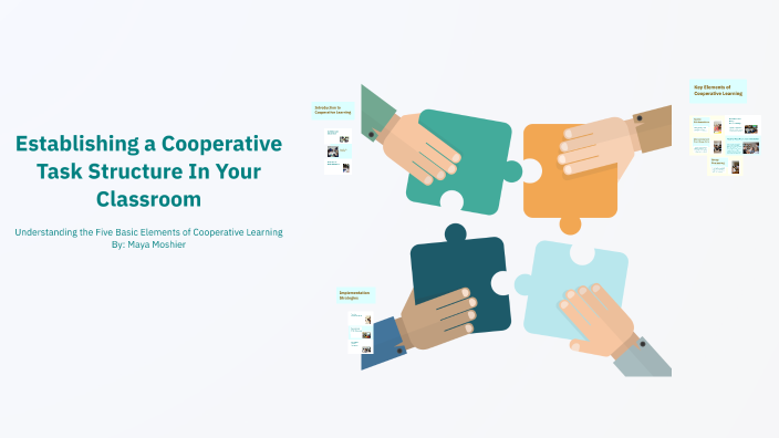 Establishing a Cooperative Task Structure In Your Classroom by Maya ...