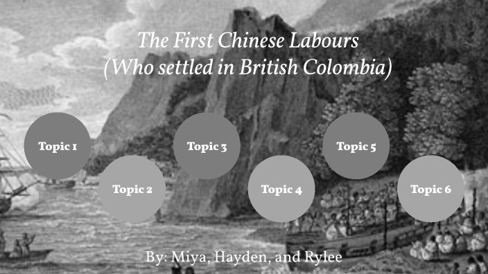 The first Chinese Labourers who settled in British Columbia by Miya ...