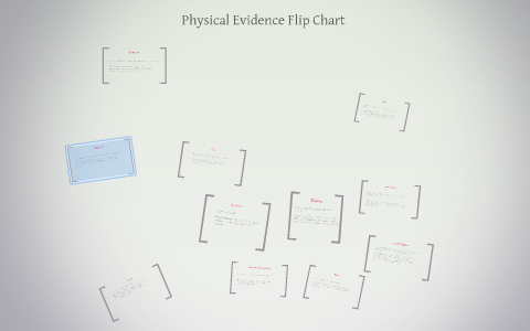 Physical Evidence Flip Chart by Michael Ameling on Prezi