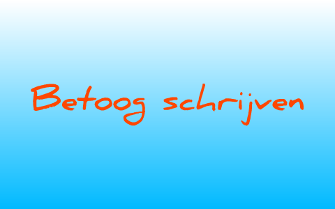 Betoog by Suzanne Beckers on Prezi