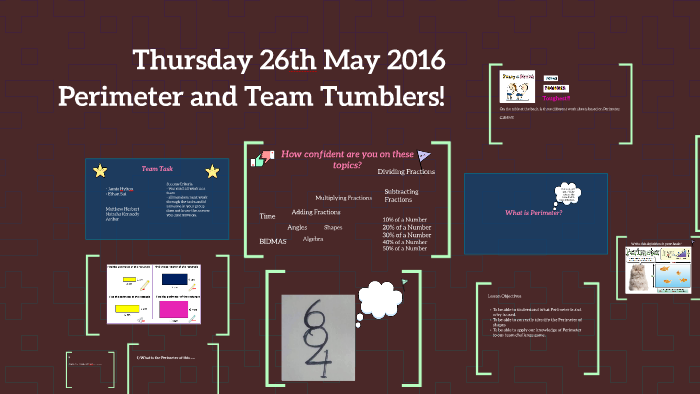 Perimeter and Team Tumblers by nadia stevenson