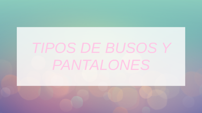 Tipos de busos by yesica lorena gonzales on Prezi