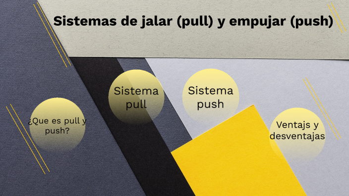 sistemas de jalar (pull) y empujar (push) by Diego Eduardo Vega Delcid on Prezi