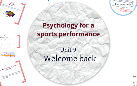 Psychology performance profiling by Billy Marsden