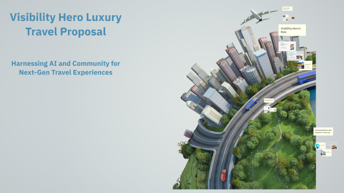 Superhero-Themed Luxury Travel Proposal by Visibility Hero on Prezi