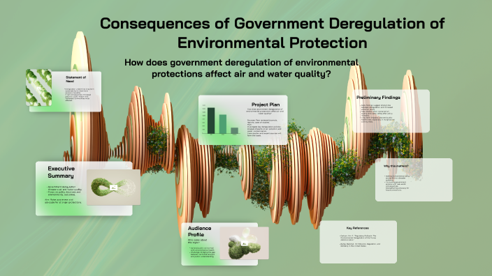Consequences of Government Deregulation of Environmental Protection by ...