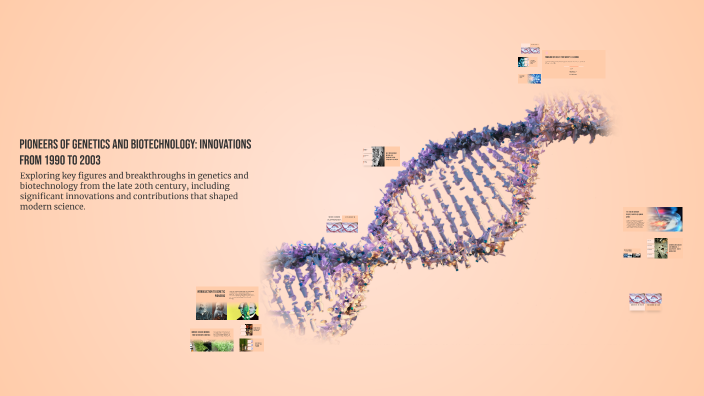 Pioneers of Genetics and Biotechnology: Innovations from 1990 to 2003 ...