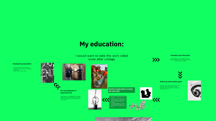 Work side of education: by Owen Bishop on Prezi