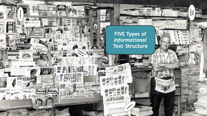 5 Types of Info Text Structures by Glenn Hecker on Prezi