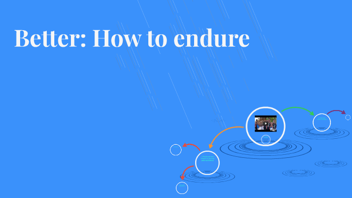 Better: How to endure by Will Hatfield on Prezi