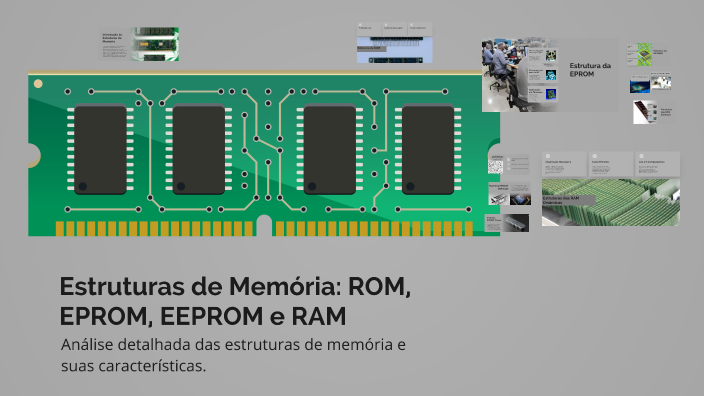 Estruturas de Memória: ROM, EPROM, EEPROM e RAM by André Castanheira on ...