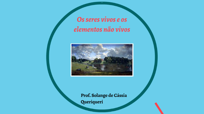 Os seres vivos e os elementos não vivos by solange queriqueri on Prezi