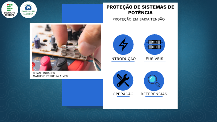 Proteção baixa tensão by Brian Linhares on Prezi