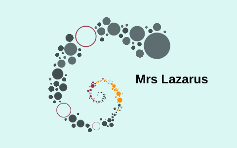 Mrs Lazarus by Scarlett Frewin on Prezi