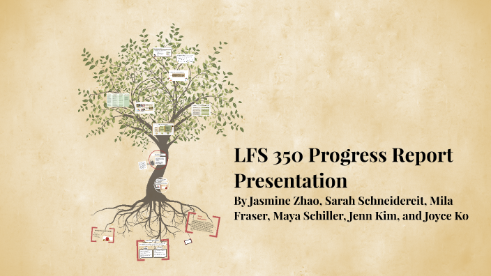 LFS 350 Progress Report Presentation by Sarah Schneidereit on Prezi