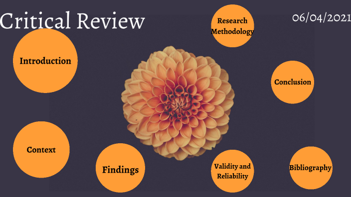 Critical Review Presentation by Toria Garbutt on Prezi