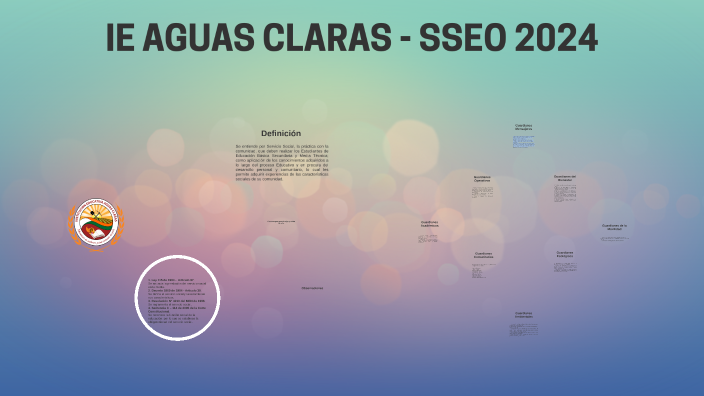 SSEO 2024 IE AGUAS CLARAS by HENRY CARRASCAL CARRASCAL on Prezi