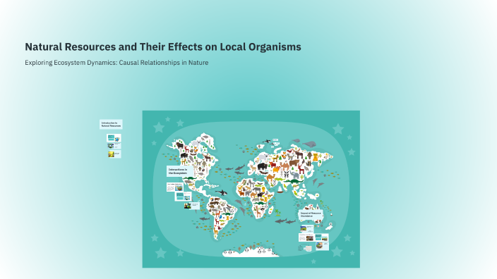 Natural Resources and Their Effects on Local Organisms by Alexus Jones ...