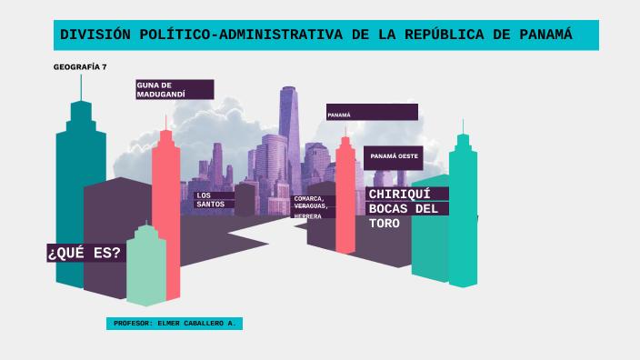 DIVISIÓN POLÍTICO ADMINISTRATIVA DE LA REPÚBLICA DE PANAMÁ by Elmer ...