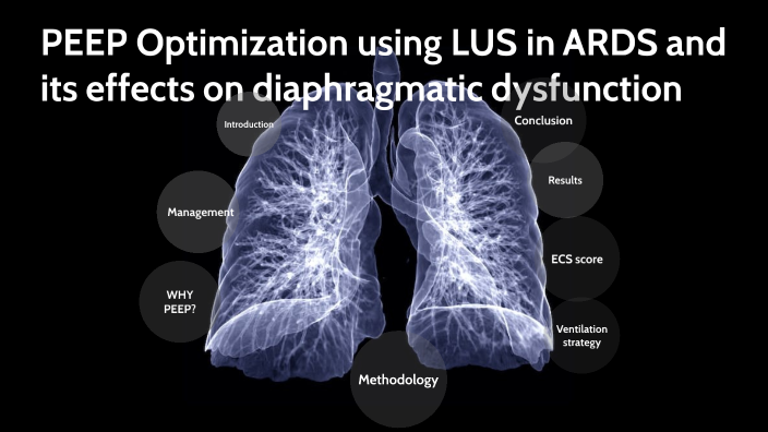 PEEP Optimization using LUS in ARDS and its effects on diaphragmatic ...