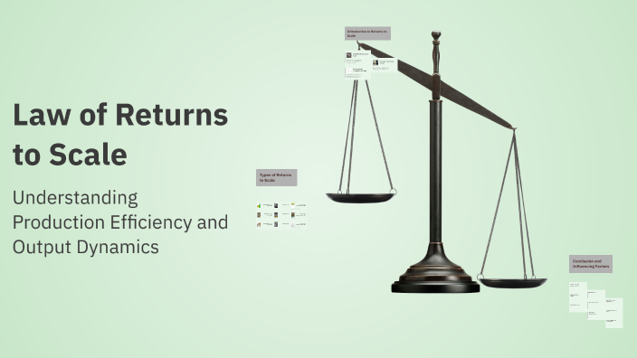 Law of Returns to Scale by Aɴɪsʜ FF on Prezi