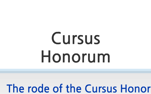 Cursus Honorum by Richard Xiong on Prezi