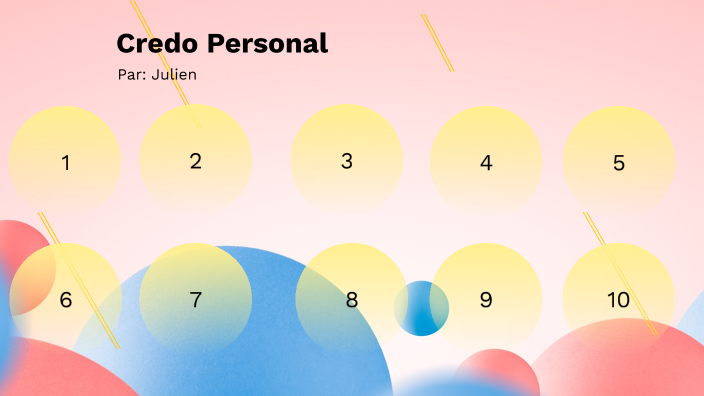 Credo Personal by Julien Pereira on Prezi
