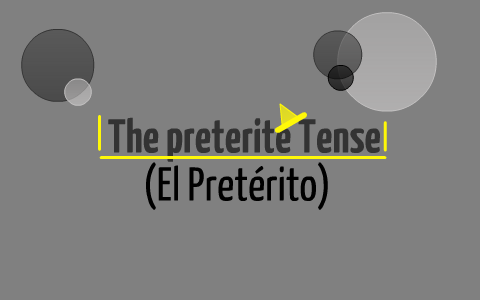 Grammar of Conjugation of the Preterite Tense. by dan heavern on Prezi