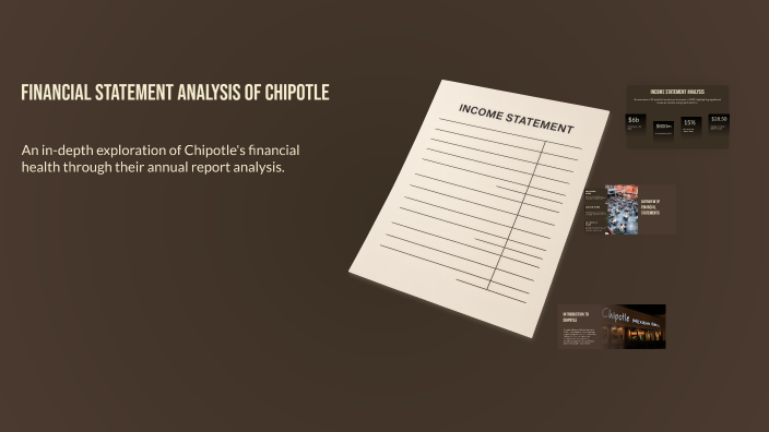 Financial Statement Analysis of Chipotle by Arya Sira on Prezi