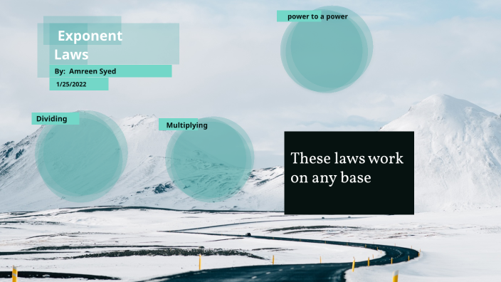 Exponent Laws by Amreen Syed on Prezi