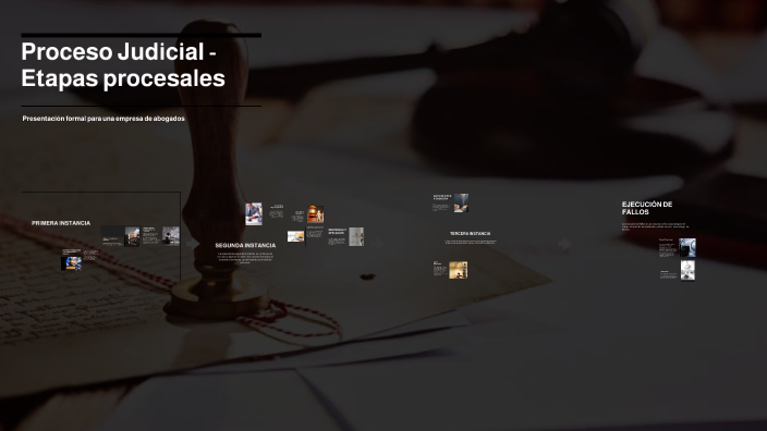 Proceso Judicial - Etapas Procesales by Blanca Fabiola León Gómez on Prezi