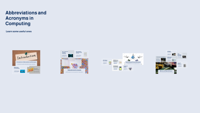 Abbreviations and Acronyms in Computing by Malena Ludueña on Prezi