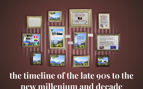 the timeline of the late 90s to the new millenium and decade by joel ...
