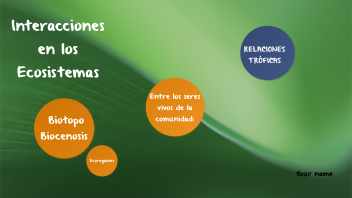 Interacciones en los Ecosistemas by Maria Lorena Corrales on Prezi