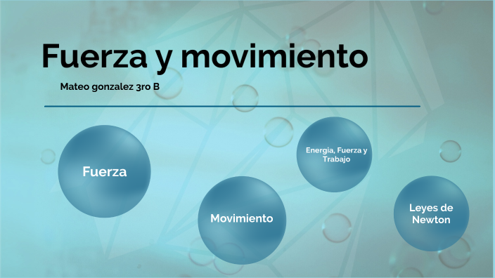 Fuerza y movimiento by mateo gonzalez on Prezi