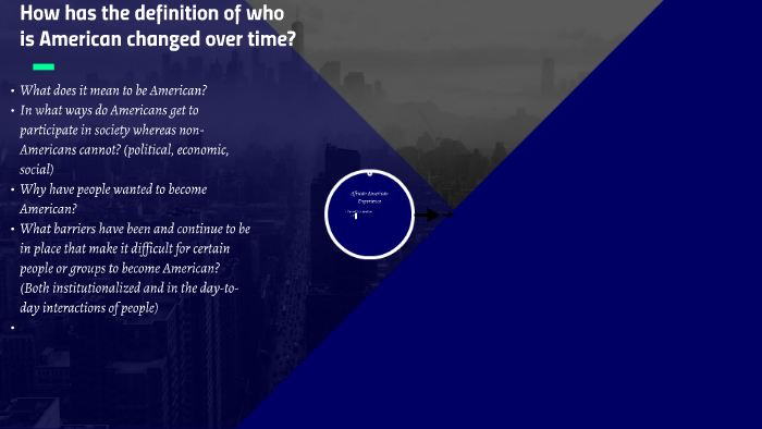 How has the definition of who is American changed over time? by Bryan ...
