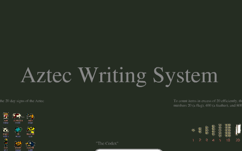 Aztec Writing System by Erica Noble on Prezi