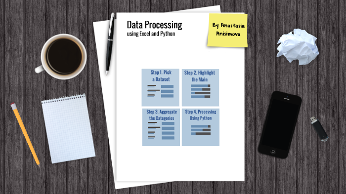 Data processing with Excel and Python by Anastasia Anisimova on Prezi
