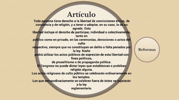 articulo 24 religion by Elliot Jane on Prezi